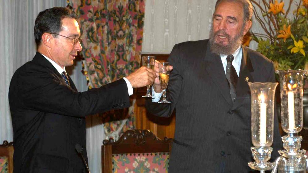 La relación de Fidel Castro con Colombia en imágenes